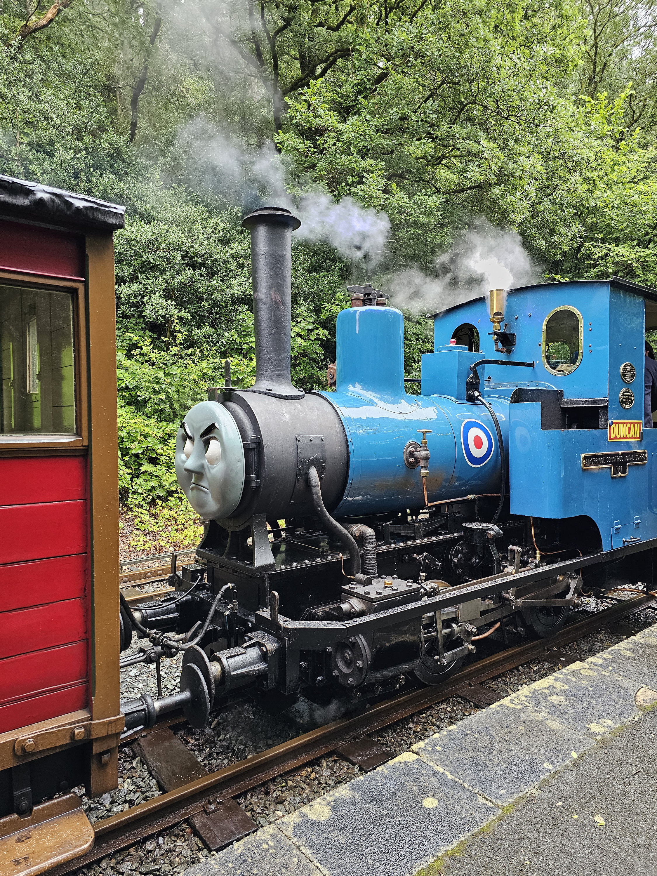 Framed A4 Steam Train Duncan, Thomas the Tank Engine Awdry Extravaganza ...