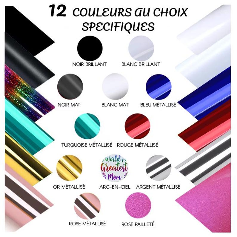 Autocollant personnalisable texte – Sticker vinyle mariage, baptême ...
