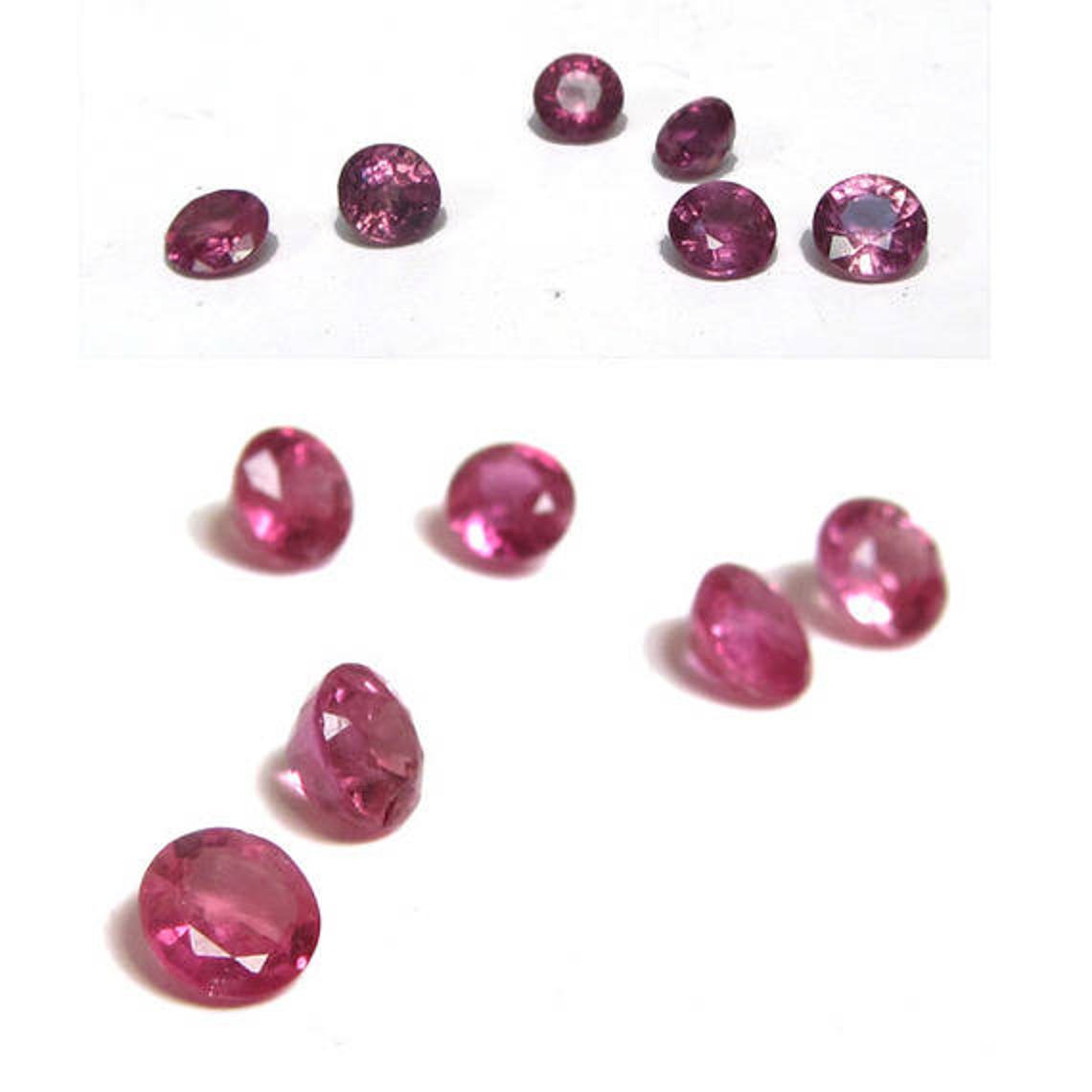 Ruby Stacking Silver Ring With a Brushed Silver Finish - Etsy