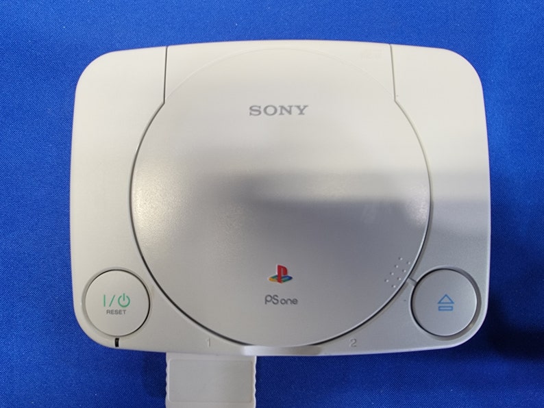 Playstation 1 PS One PSX PS1 Mini Console SPCH-101 With 2 Controllers ...