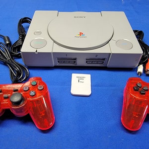 Playstation 1 PS One PSX PS1 Console SCPH-7501 With New Memory Card ...