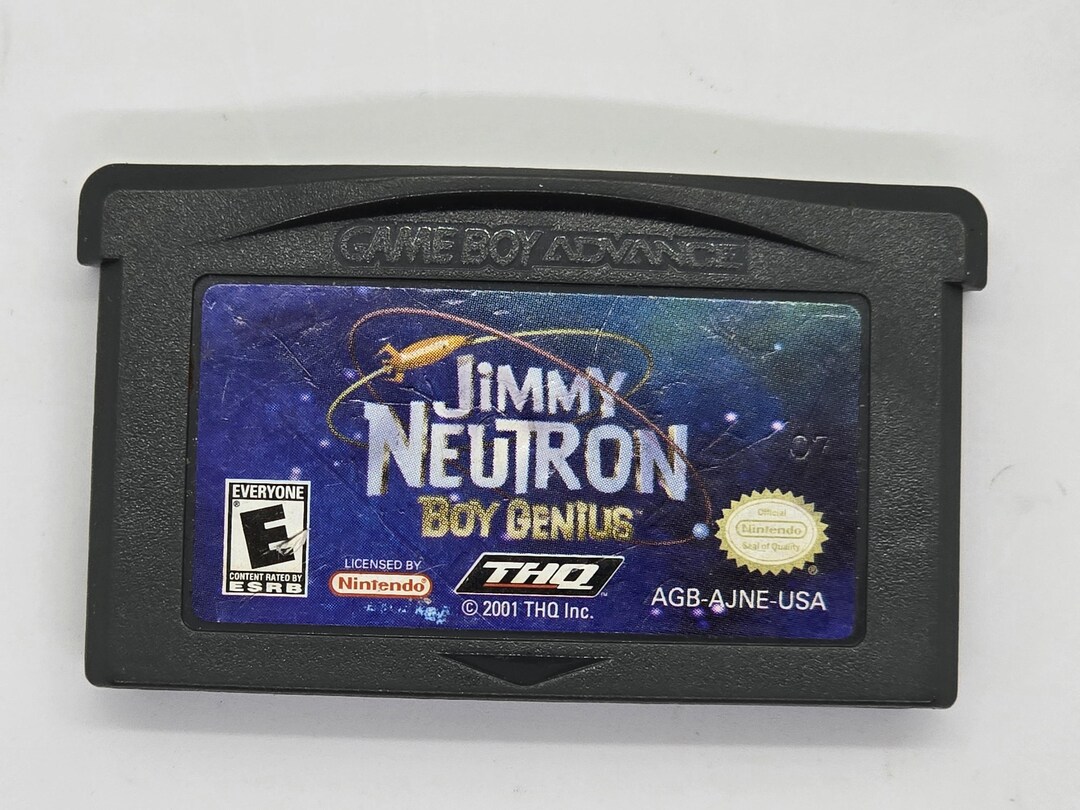 Jimmy Neutron Boy Genius GBA Game Boy Advance 30-day Warranty - Etsy