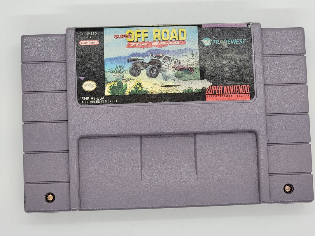 Super off Road the Baja Super Nintendo Entertainment System SNES 30-day ...