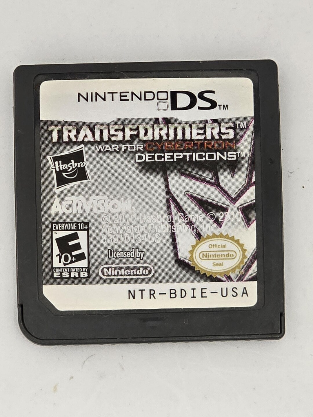 Transformers: War for Cybertron Decepticons Nintendo Ds 30-day Warranty ...