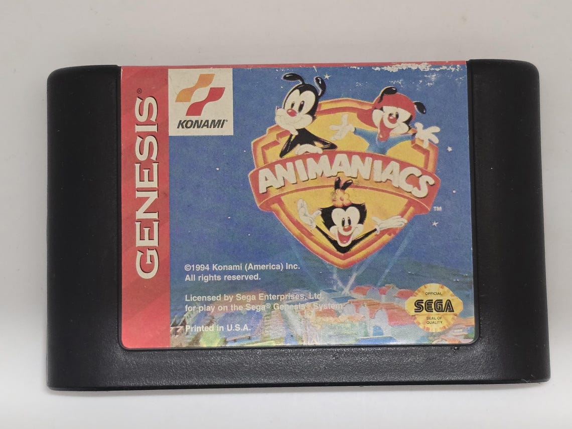Animaniacs Sega Genesis 30-day Warranty - Etsy