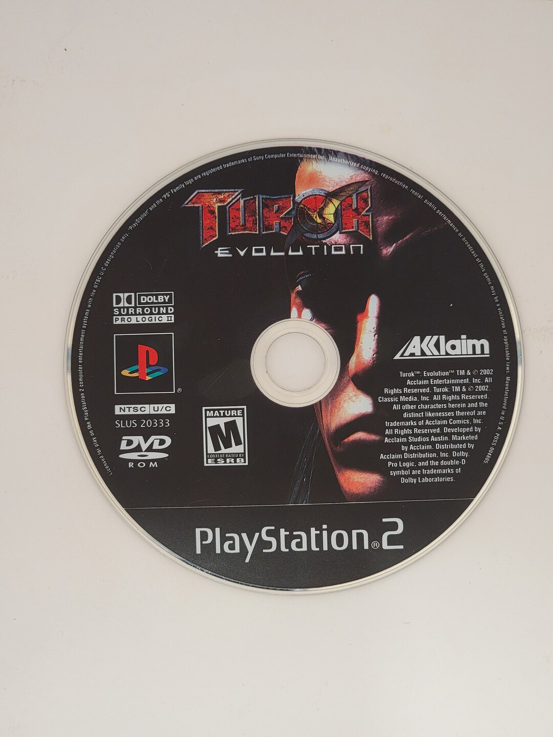 Turok Evolution Playstation 2 PS2 Game 30-day Warranty - Etsy