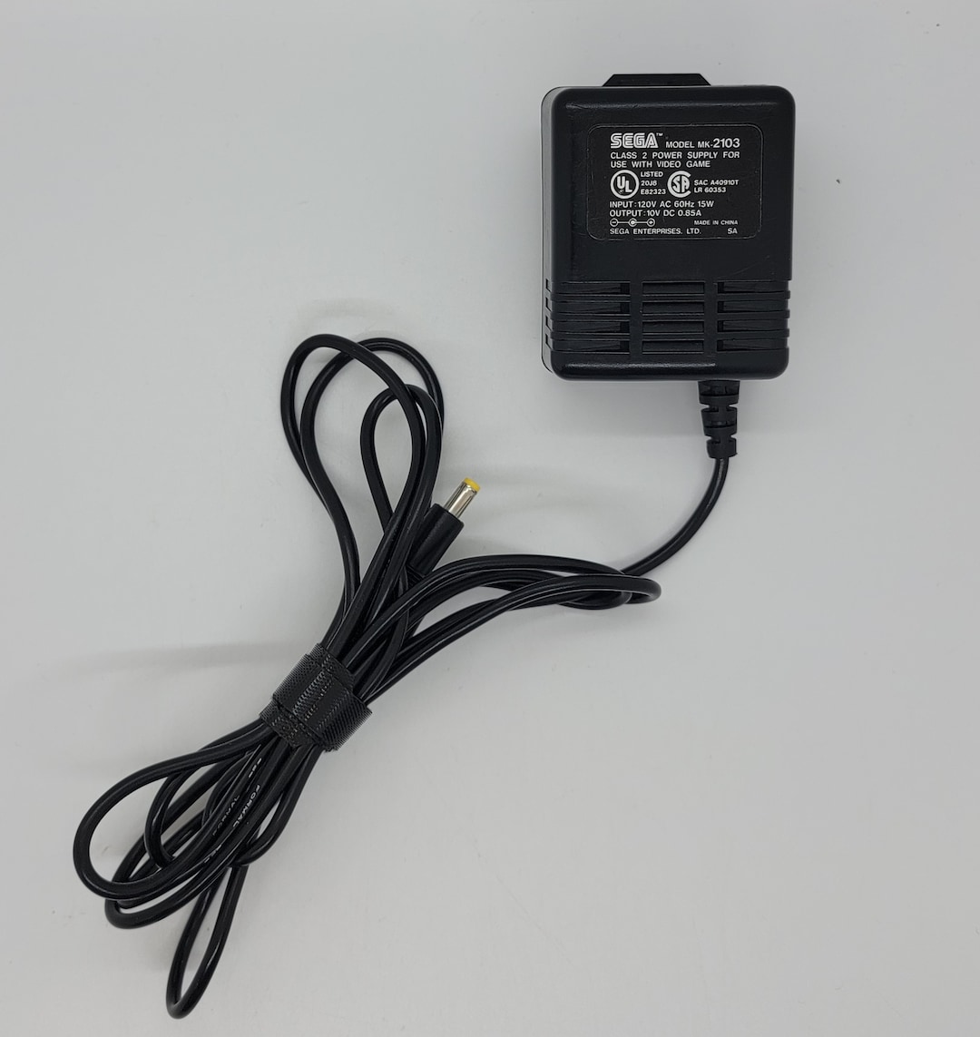 Official Sega AC Adapter Model 2 3 Game Gear Nomad 32X CDX Tested 30 ...