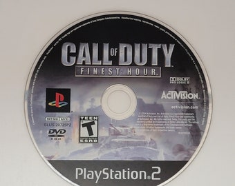 Call of Duty Finest Hour Playstation 2 PS2 Game 30 day Warranty Etsy