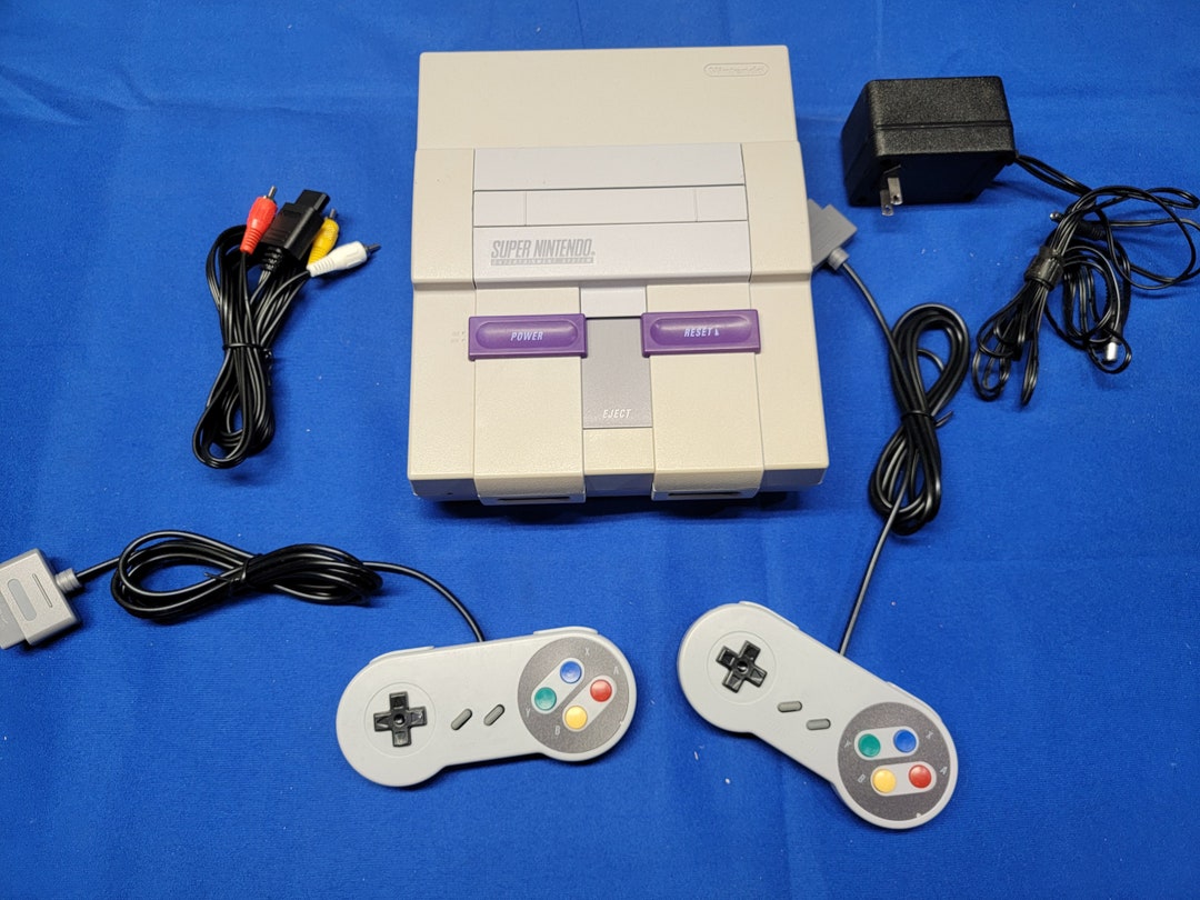 Super Nintendo Entertainment System Nintendo SNES Console Super ...