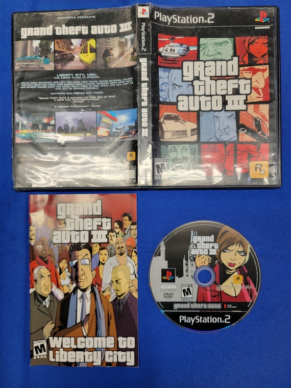 Grand Theft Auto 3 GTA 3 PlayStation 2 PS2 CIB Complete In Box PlayStation 2 PS2 Game 30 Day Warranty