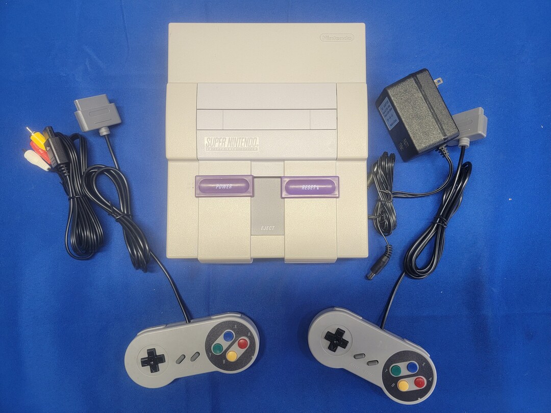 Super Nintendo Entertainment System Nintendo SNES Console Super ...