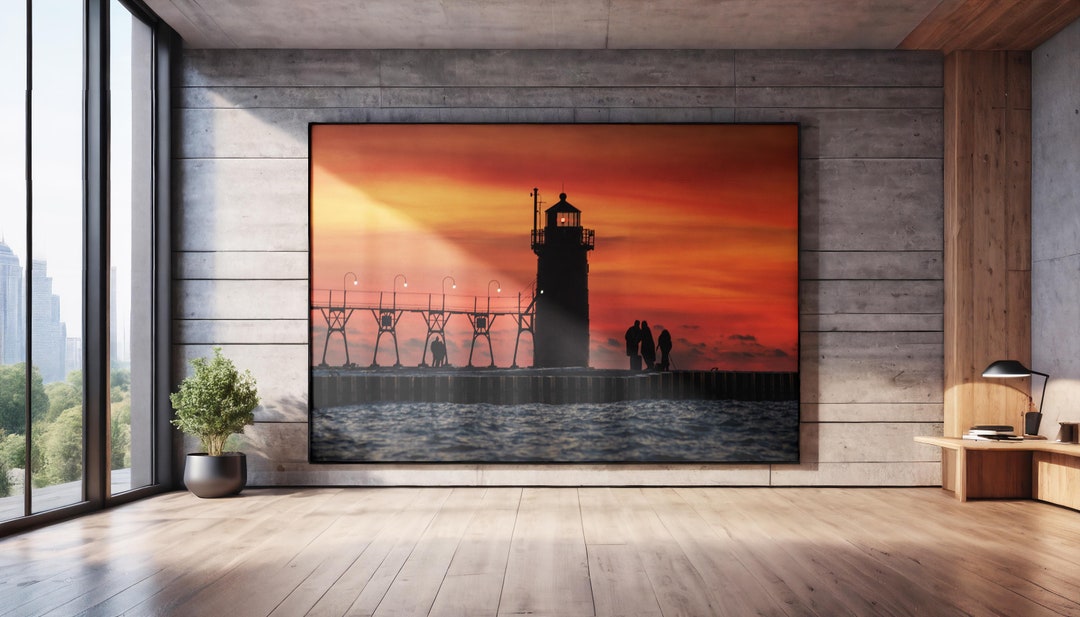 South Haven Sunset Photo Session Prints and Canvas, Michigan Fine Art ...
