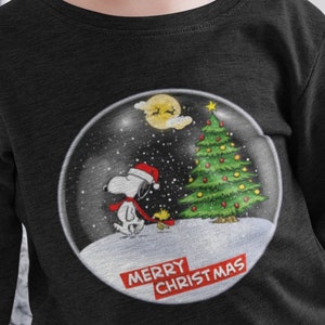 Magical Snoopy and Woodstock Snow Globe T-shirt Winter Wonderland - Etsy