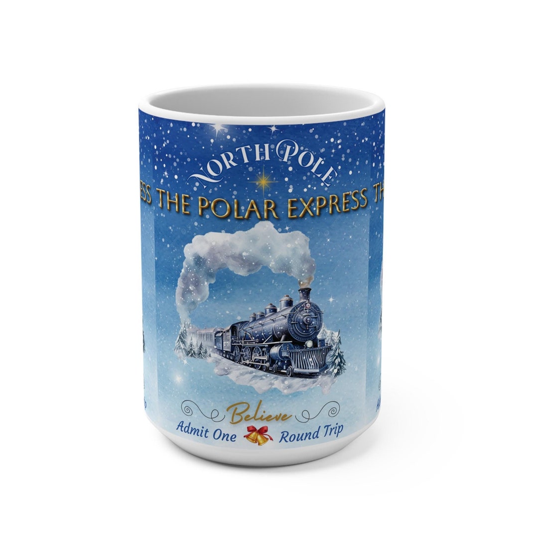 Polar Express Hot Chocolate Mug Winter Essential for Fans - Etsy