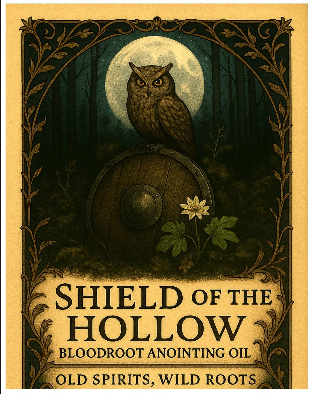 Shield of the Hollow, Bloodroot Anointing Oil | Appalachian Wildcrafted ...