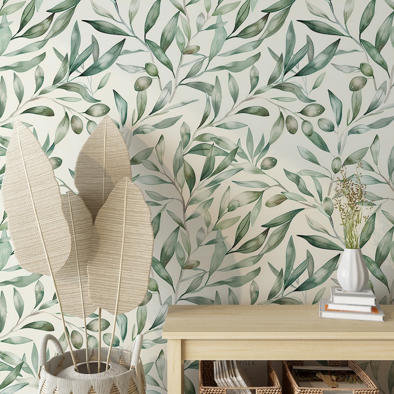 Olive Wallpaper - Etsy