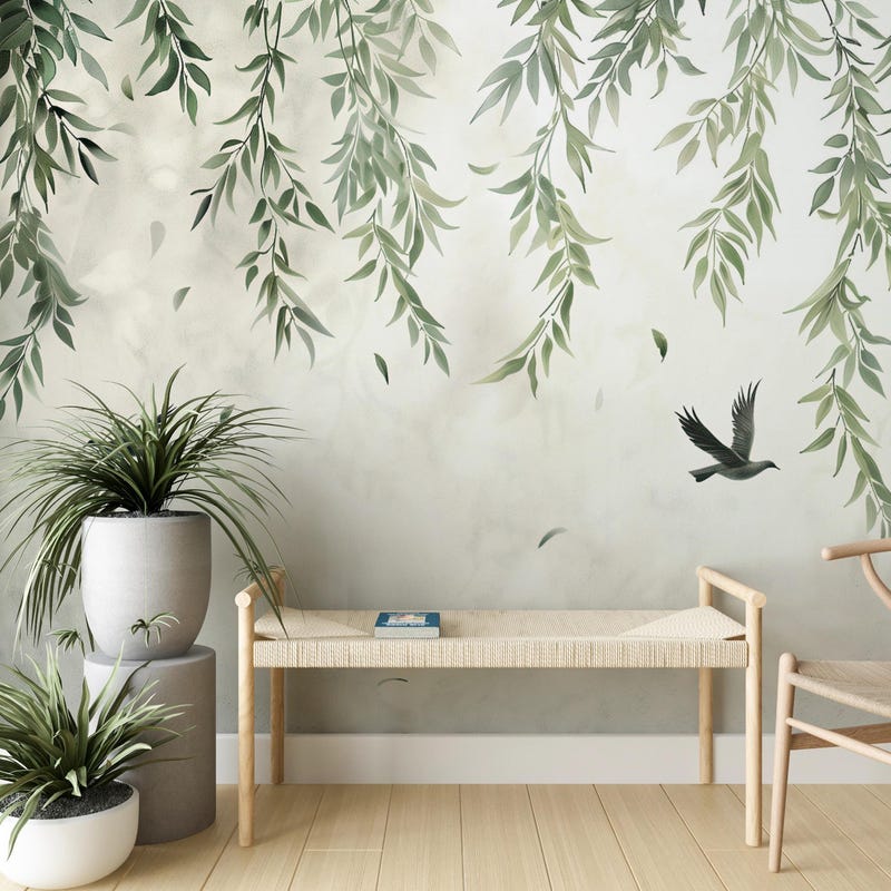 Bird Wall Mural - Etsy