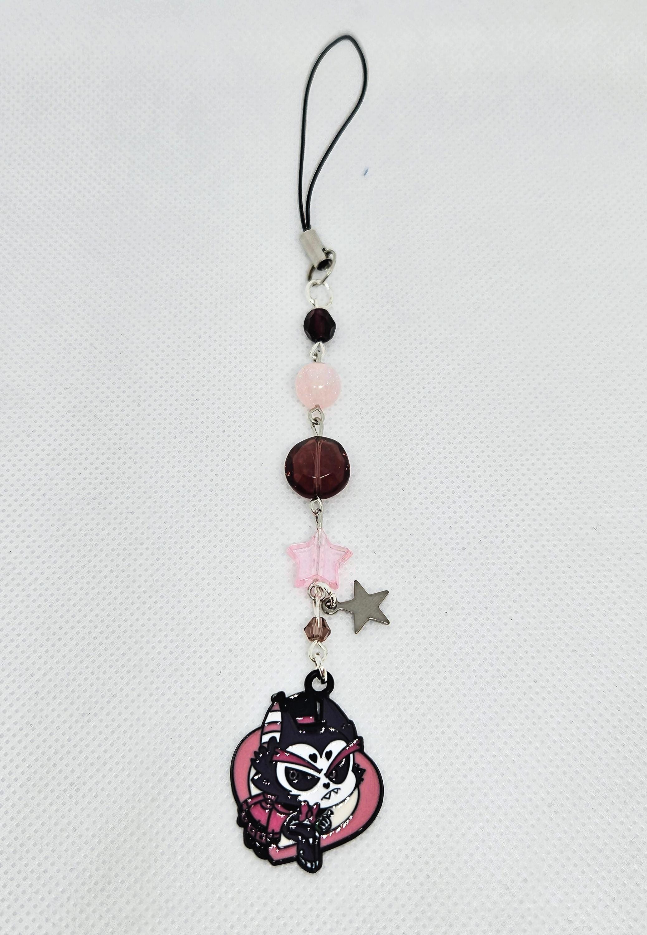 Hazbin Hotel Phone Charms | Alastor Vaggie Husk Angel Dust Charlie Sir ...