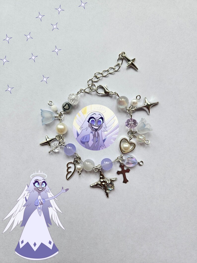 Hazbin Hotel / Emily Charm Bracelet / Charlie Sera Adam Vaggie Rosie ...