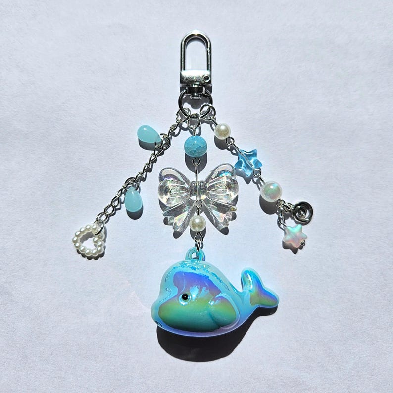 Handmade Whale Keychains | Summer Coquette Y2k Ocean Sea Creatures ...