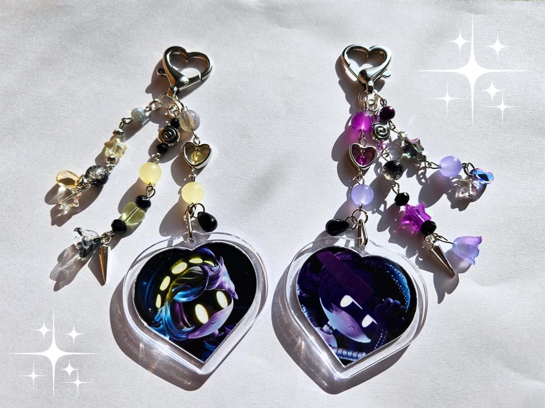 N and Uzi Matching Keychains | Murder Drones | Handmade Keychain ...