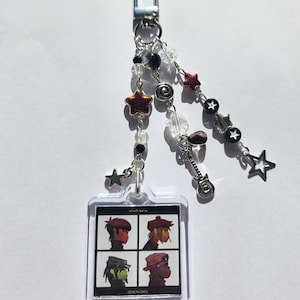 Gorillaz Album Keychains Demon Days Plastic Beach Humanz the Now Now ...