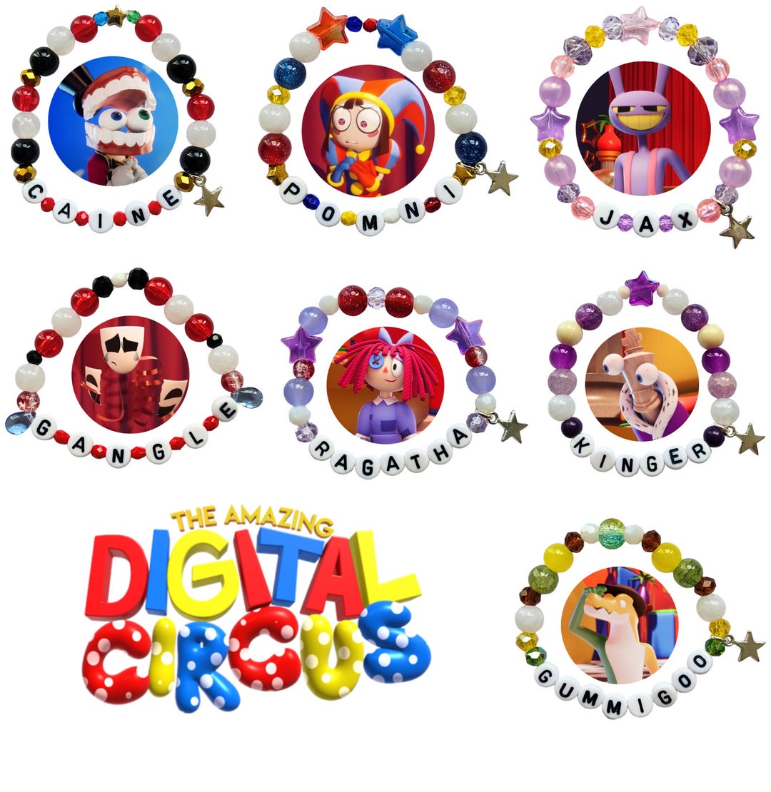 TADC Bracelets / the Amazing Digital Circus / Caine Pomni Jax Gangle ...