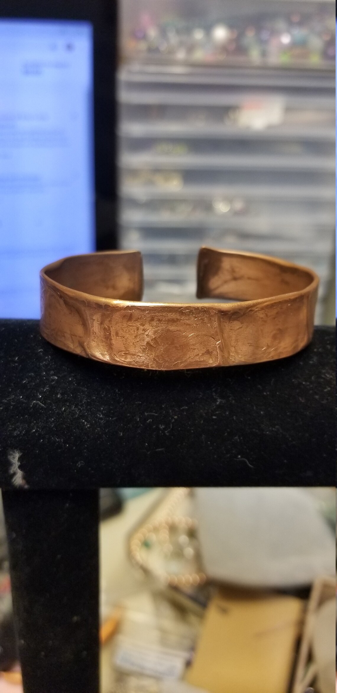 Hammered Copper Cuff / Handmade Copper Bracelet / Copper Cuff ...