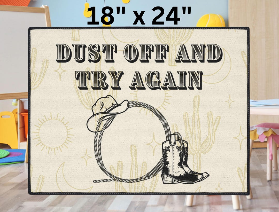 Western Classroom Decor, Cowgirl Teacher Doormat, Western Classroom Rug ...
