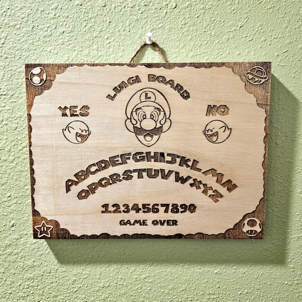 Luigi Board - Etsy