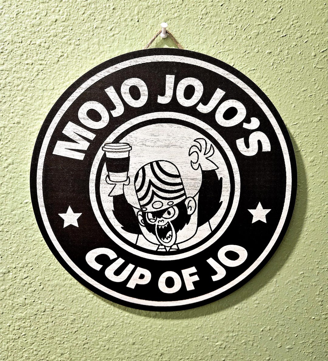 Mojo Jojo Cup of Jo Sign - Etsy