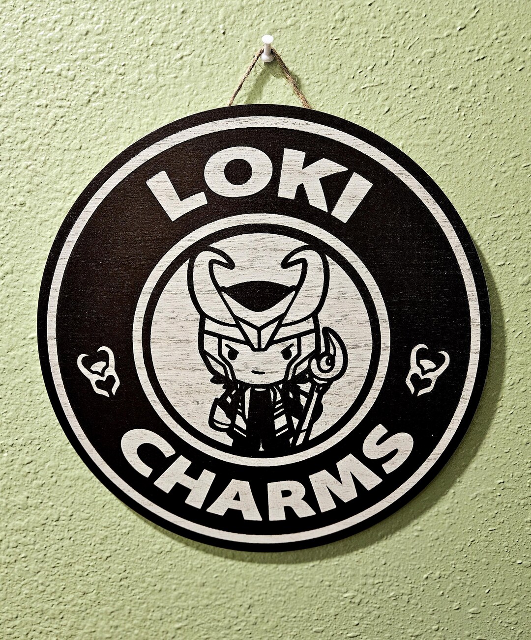 Loki Charms Sign - Etsy