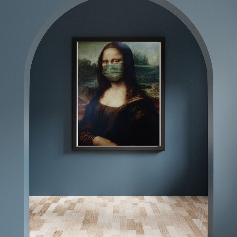 Mona Lisa, Leonardo Da Vinci, Poster, Downloadable Art Print, Instant ...