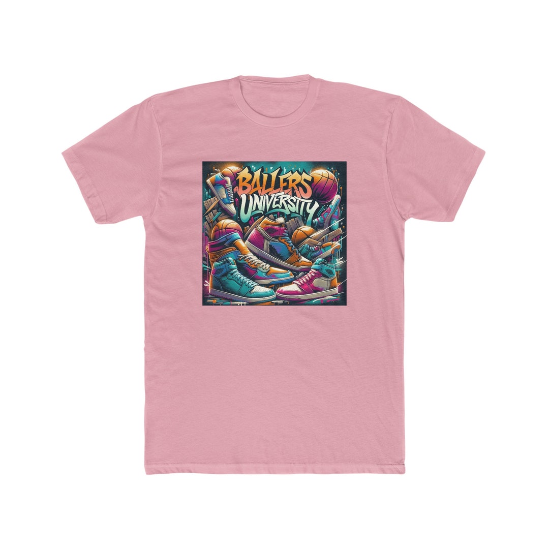 Ballers University sneaker Game Men's Cotton Crew Tee - Etsy
