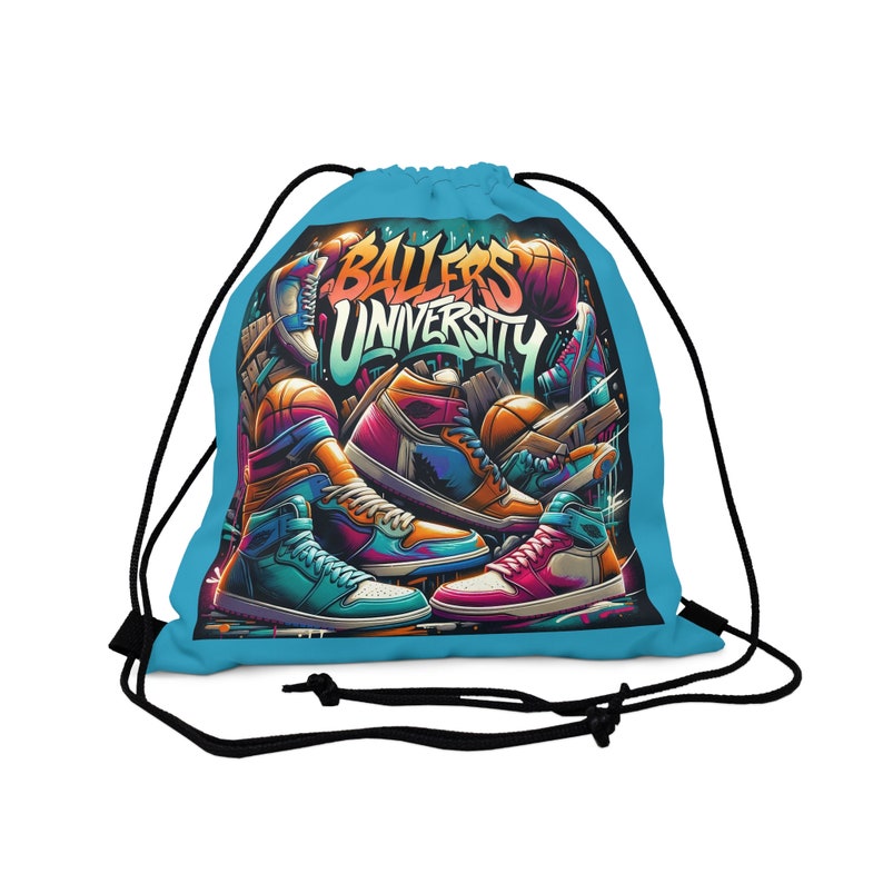 Ballers University sneaker Game Outdoor Drawstring Bag - Etsy