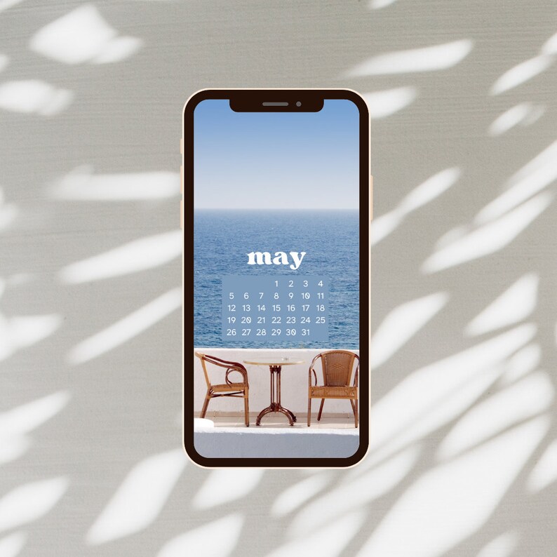 May 2024 iPhone Wallpapers | Monthly Calendar Backgrounds | Instant ...