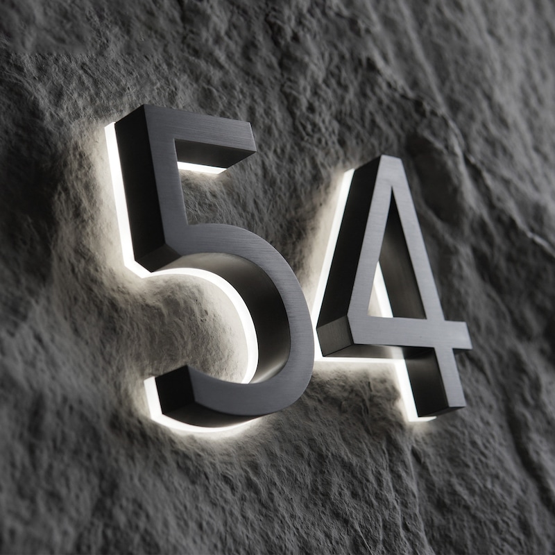 Led House Numbers - Etsy