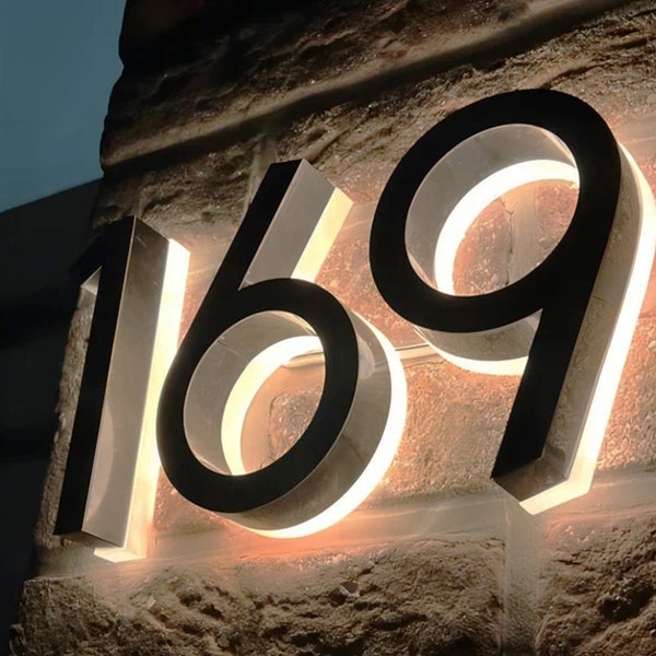 Led House Numbers - Etsy