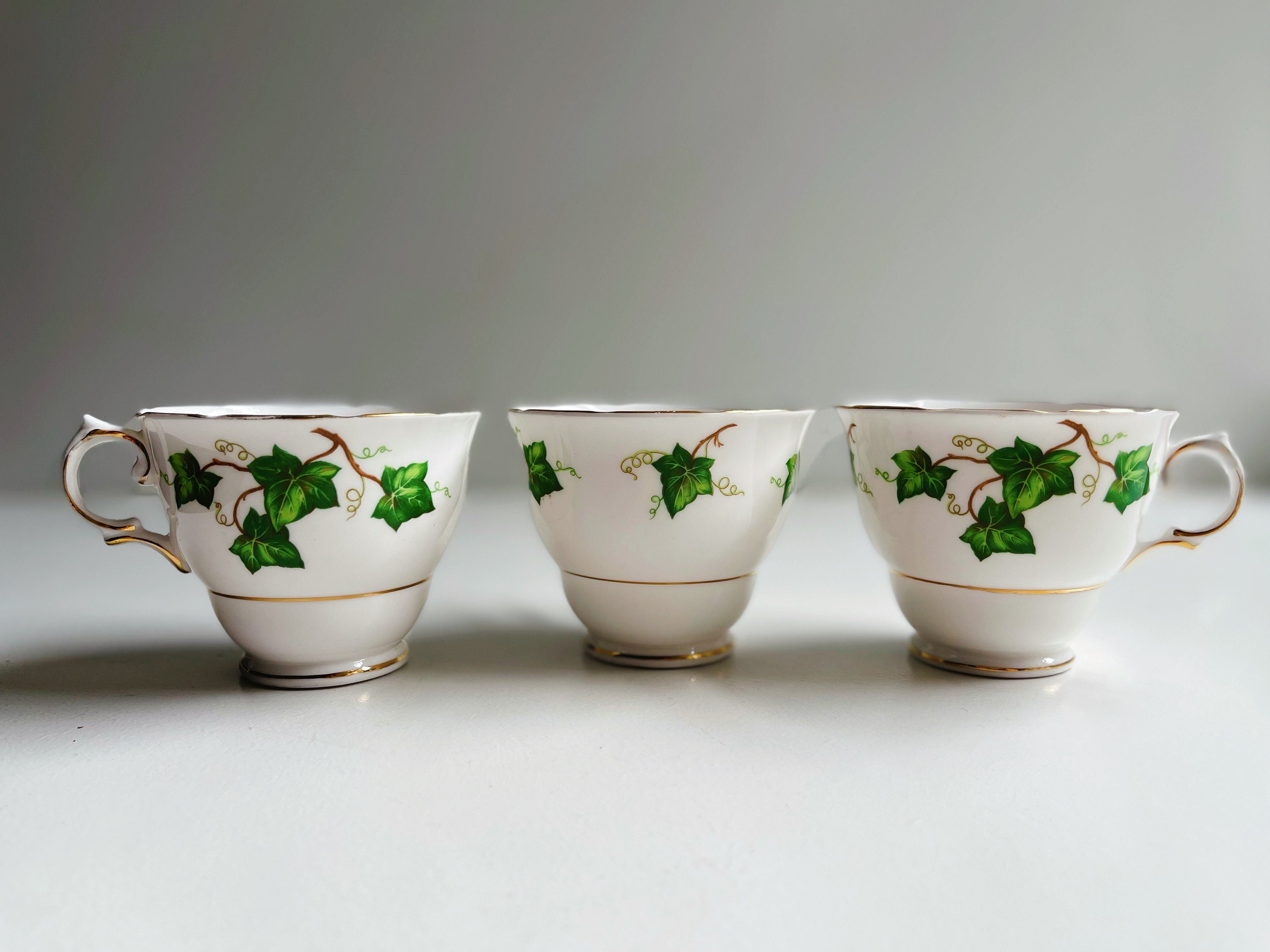 Colclough Ivy Leaf 20 Piece Bone China Tea Set - Vintage - Etsy