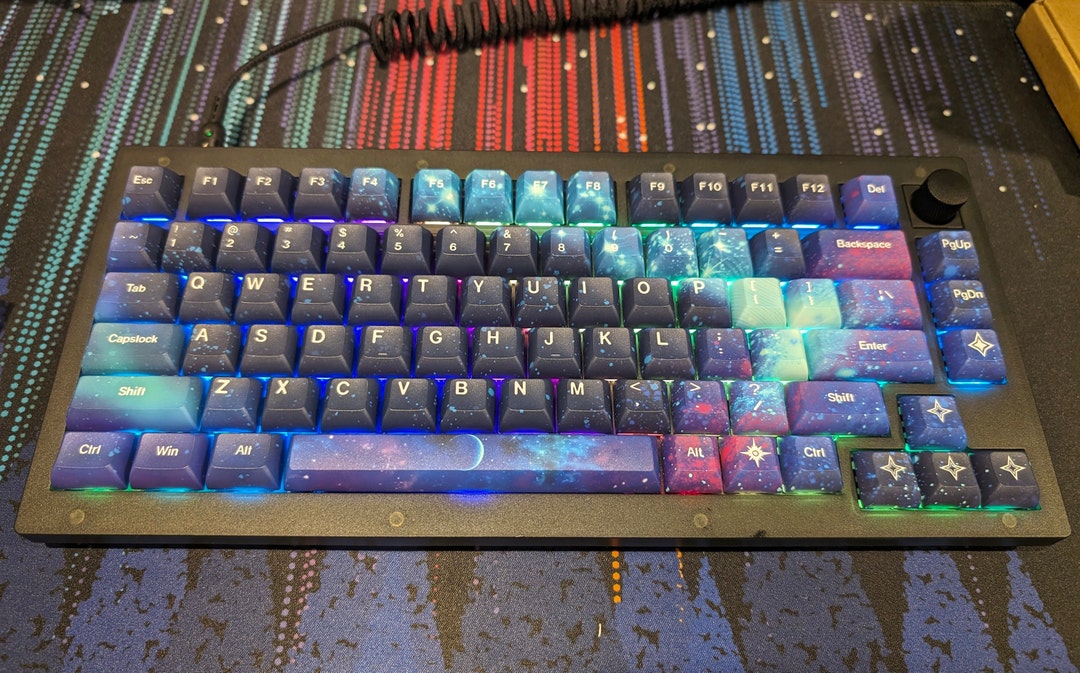 Starry Customized Keychron V1 Translucent 75% Mechanical Keyboard - Etsy