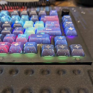 Starry Customized Keychron V1 Translucent 75% Mechanical Keyboard - Etsy