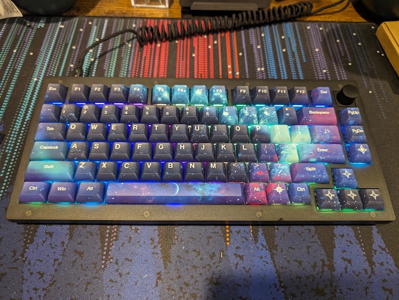 Starry Customized Keychron V1 Translucent 75% Mechanical Keyboard - Etsy