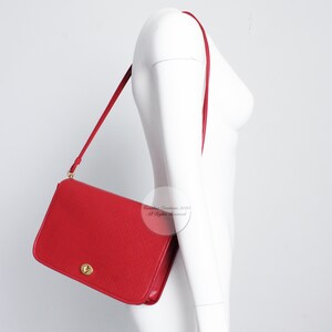 Vintage Coach Bag Convertible Clutch Rare Red Basketweave - Etsy