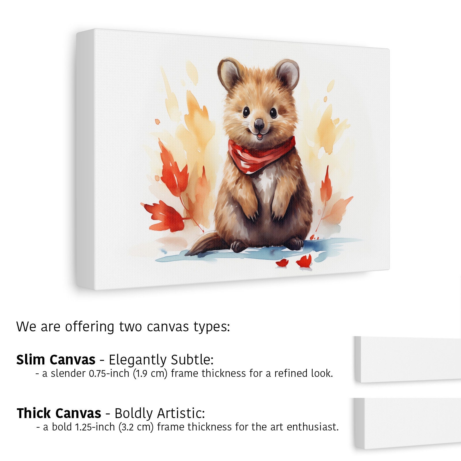Playful Quokka Painting as Poster or Canvas - Nursery Decor ...