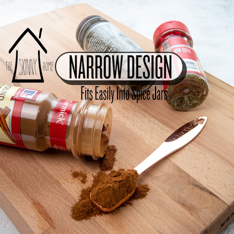 Heavy Duty Stainless Steel Metal Measuring Spoons for Dry or Liquid ...