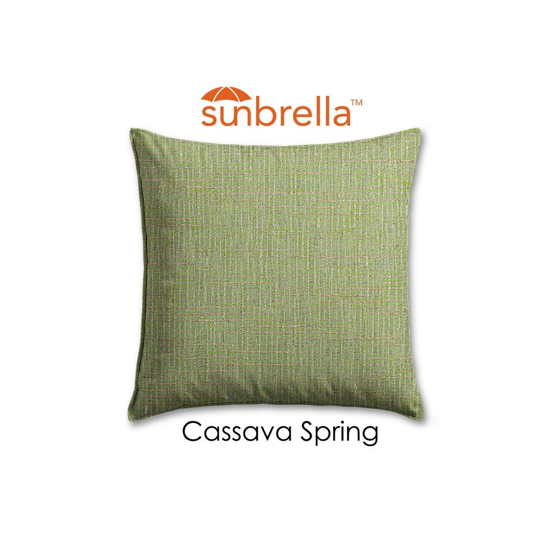 Sunbrella Cassava Spring Pillows Patio Pillow Outdoor Throw Pillow ...