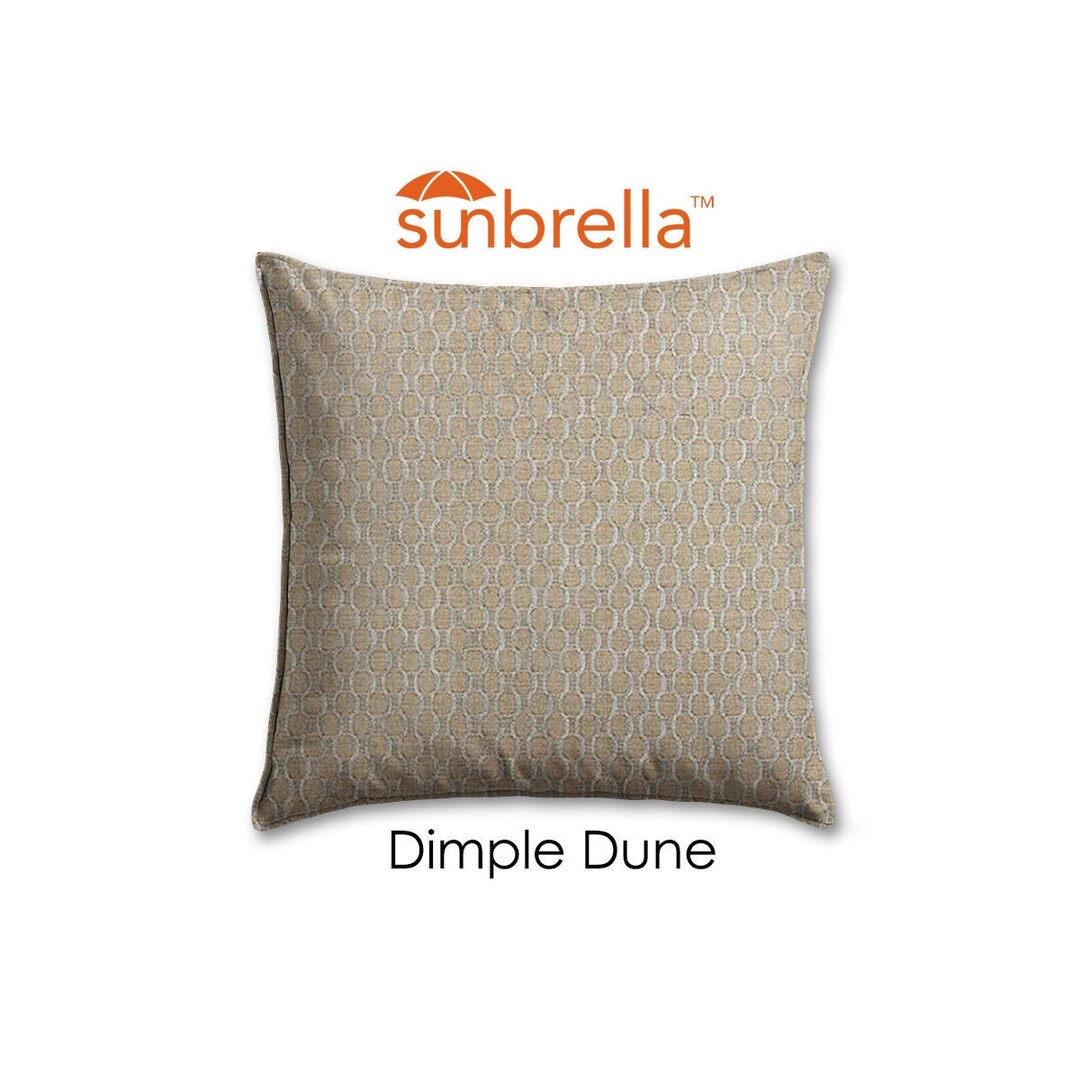 Sunbrella Dimple Dune Pillows Patio Pillow Outdoor Throw Pillow Outdoor ...