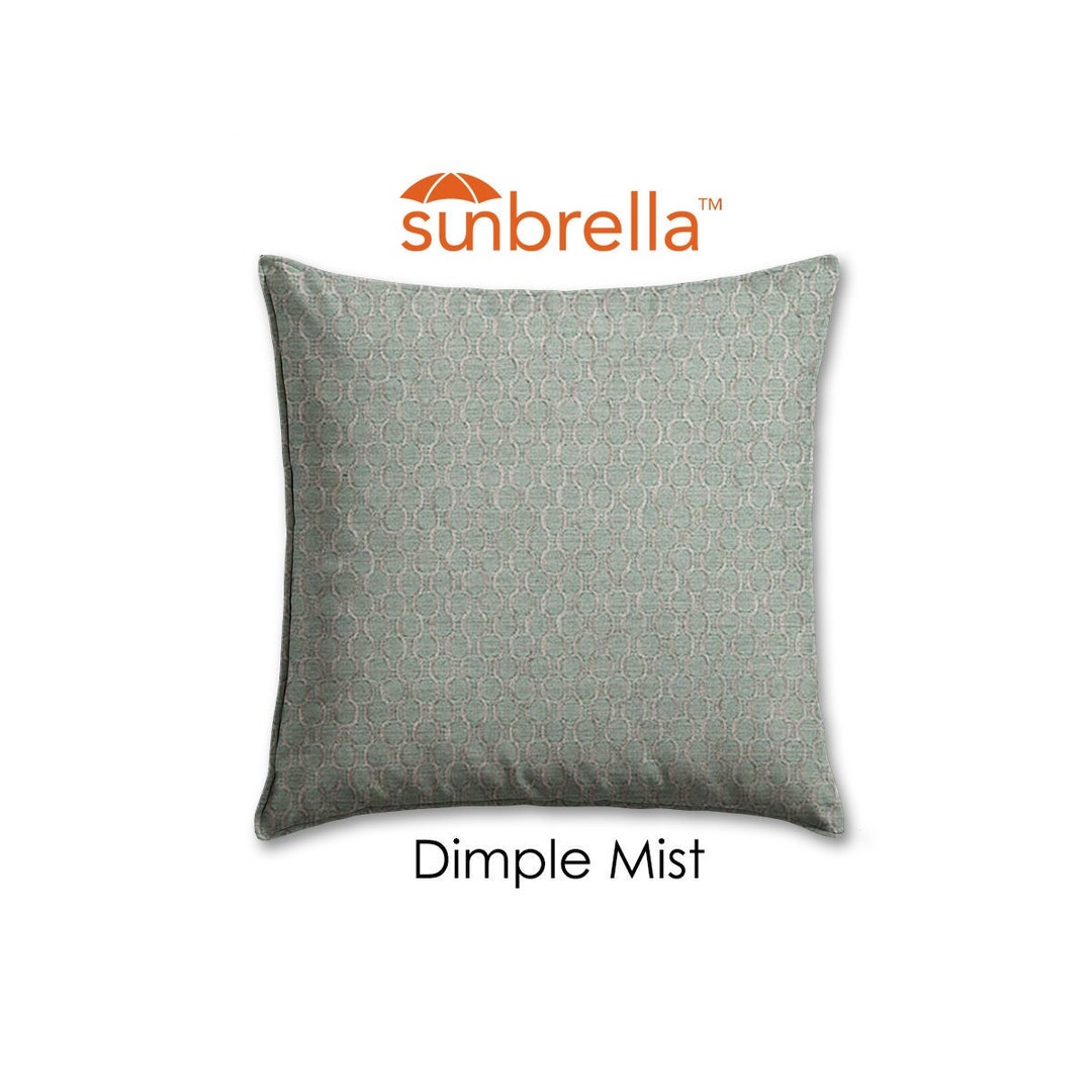 Sunbrella Dimple Mist Pillows Patio Pillow Outdoor Throw Pillow Outdoor ...