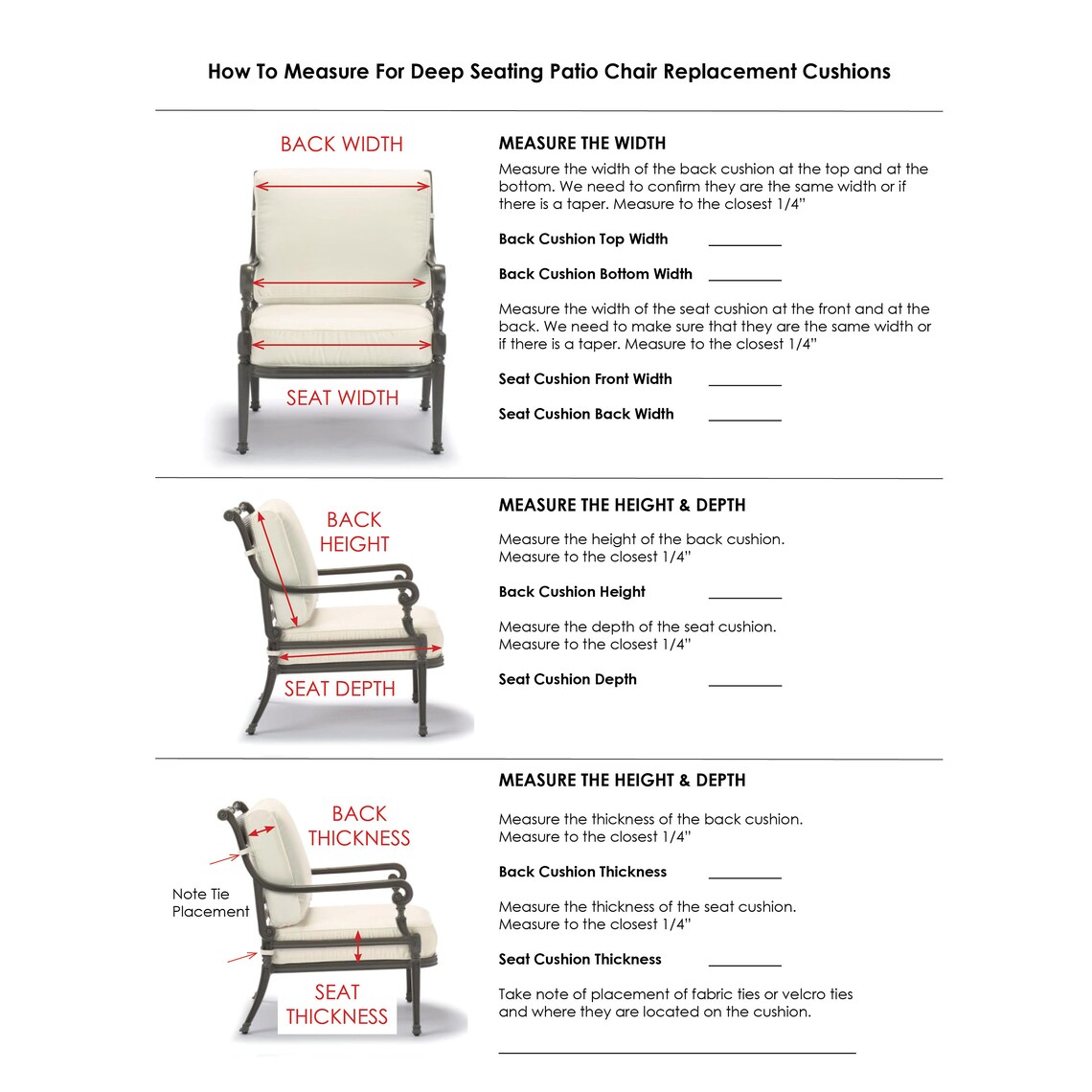 Outdoor Cushions for Patio Chairs. Custom Patio Furniture Cushions ...