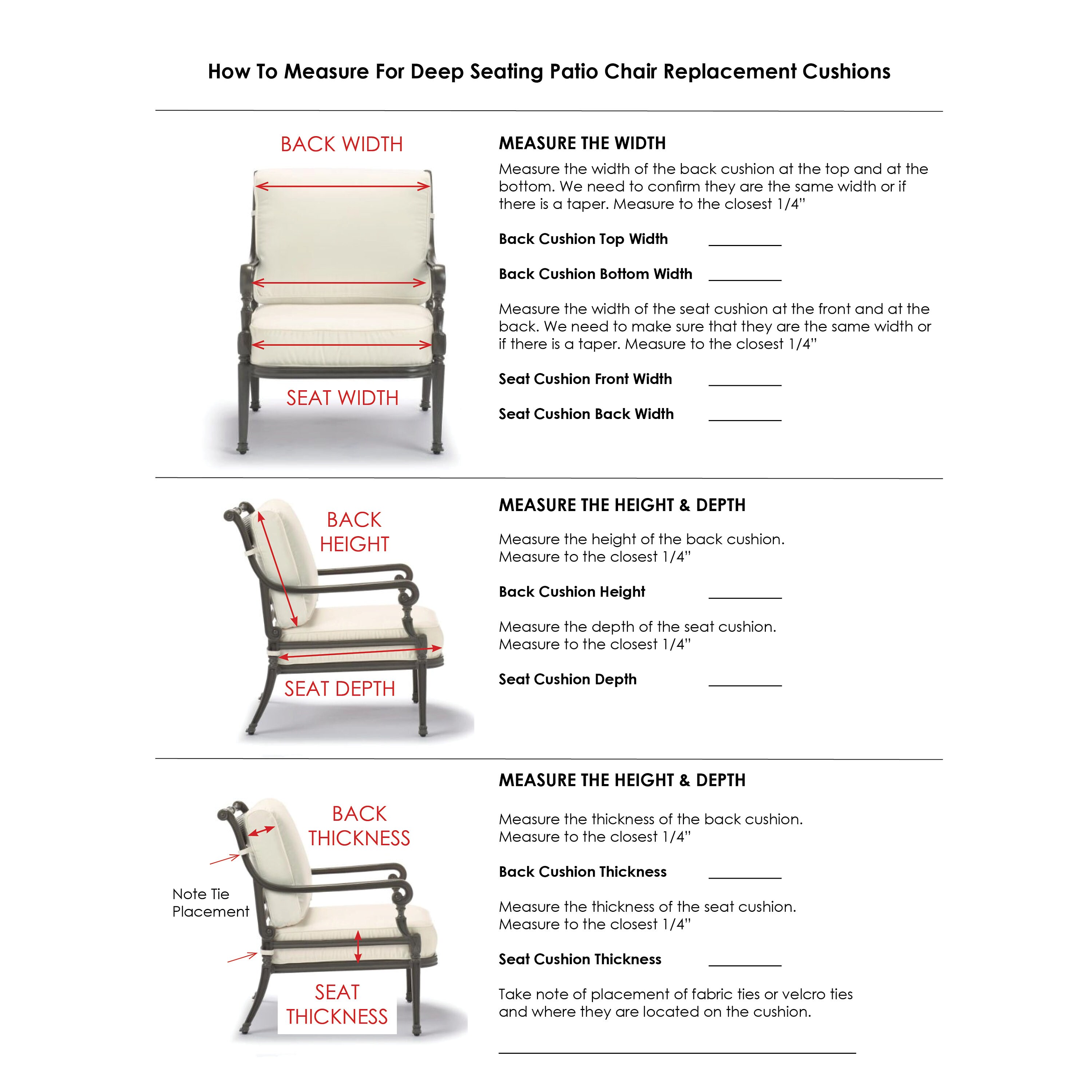 Outdoor Cushions for Patio Chairs. Custom Patio Furniture Cushions ...